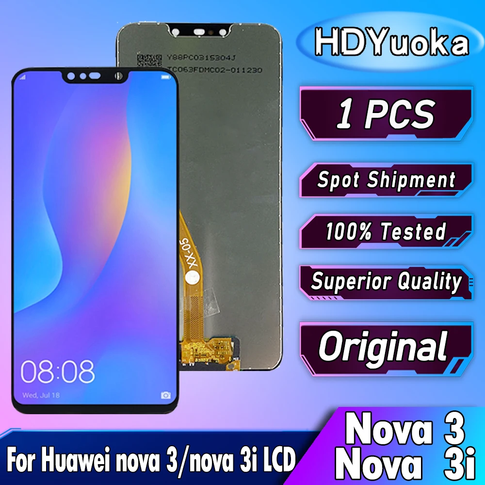 6-3-Original-For-Huawei-Nova-3-LCD-Display-Touch-Screen-Digitizer ...