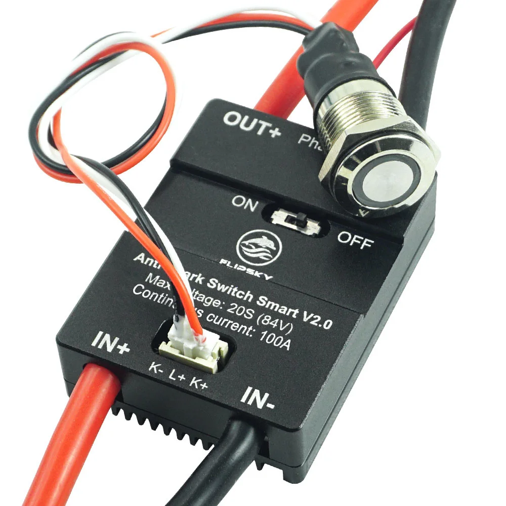 Flipsky-Anti-Spark-Switch-Smart-Enhanced-300A-20S-with-Metal-Case-for ...