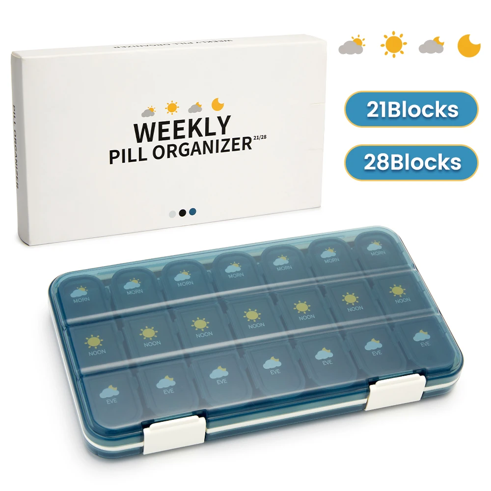 Large Pill Organizer Box – Hop and Go Gear