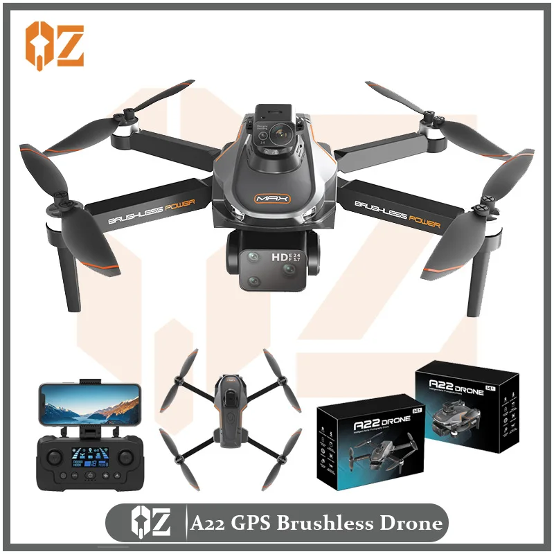 2024-New-A22-Brushless-Drone-Professional-HD-1018P-Camera-Drones-Aerial-Photography-GPS-Return ...