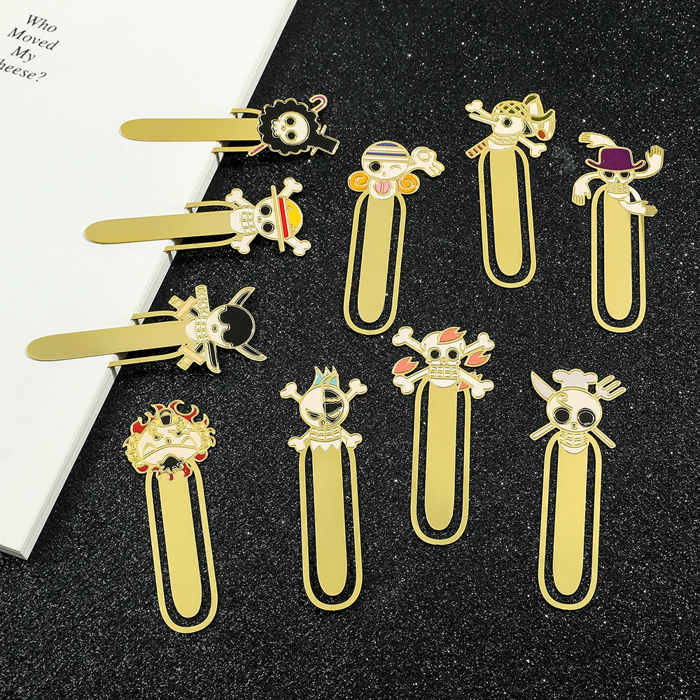 Anime-One-Piece-Bookmarks-for-Women-Men-Kids-Fans-Creative-Metal-Books ...