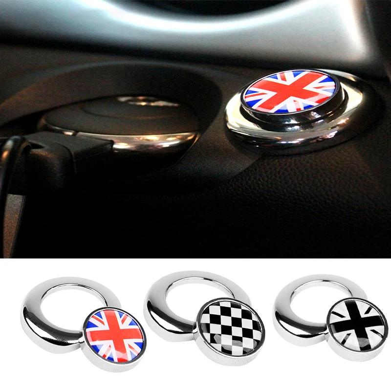 Car-Engine-One-Button-Start-Button-Cap-Cover-Decoration-Stickers-For ...
