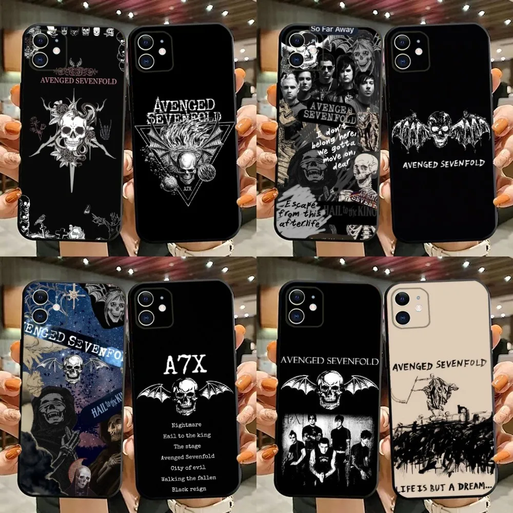 Avenged Sevenfold Rock Band Phone Case For iPhone 15,14,13,12,11,Plus ...