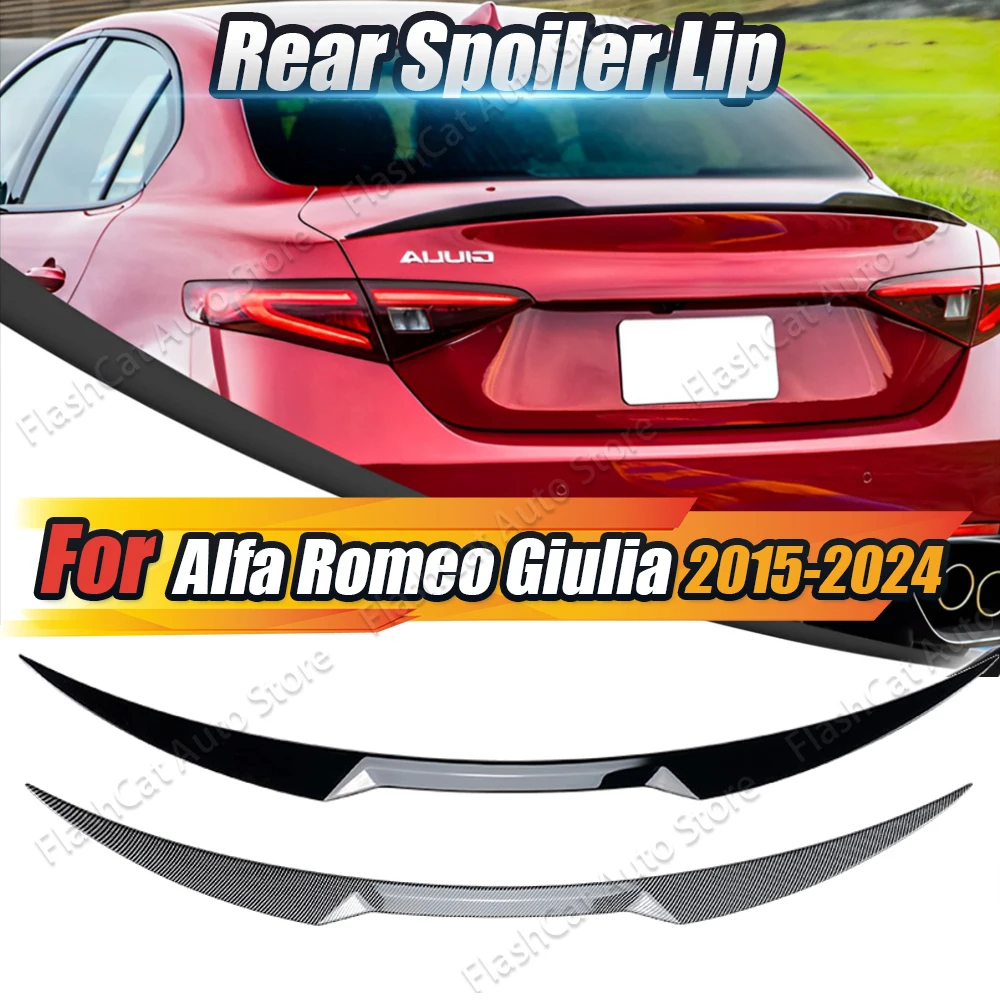 Carbon Look Car Trunk Spoiler Rear Spoiler Roof Splitter Tail Wing Body ...