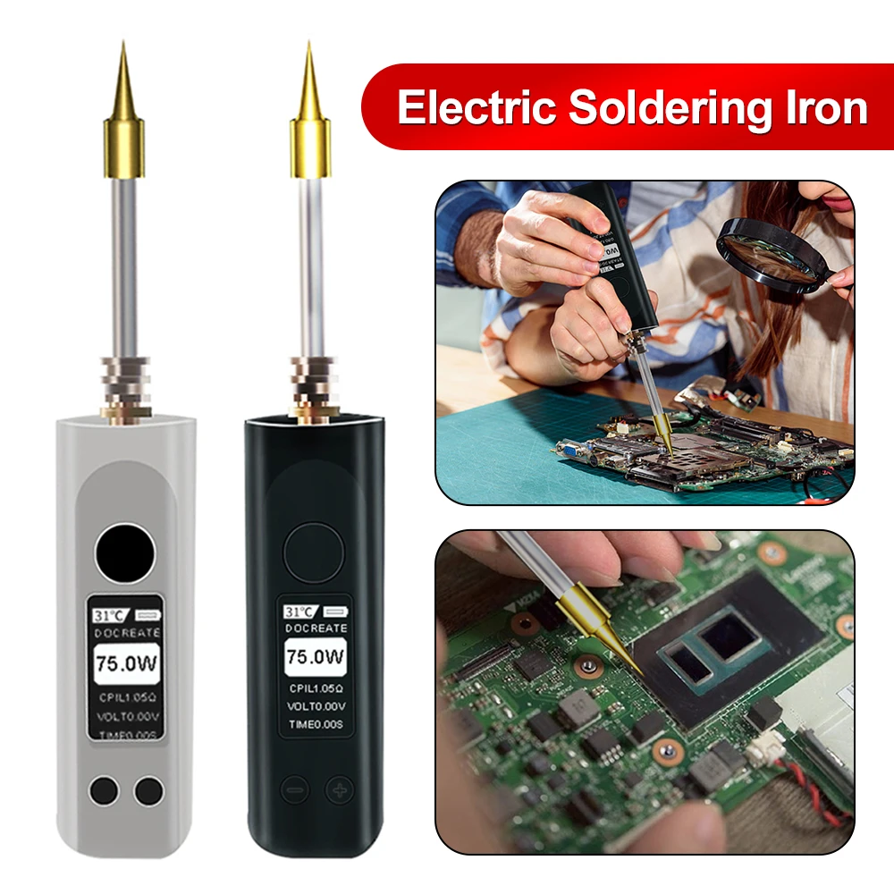 75W-Wireless-Soldering-Iron-Pen-2500mAh-Portable-Soldering-Iron-Station ...