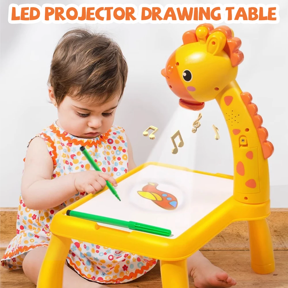 Children-Led-Projector-Drawing-Table-Toy-Painting-Set-Table-Educational ...