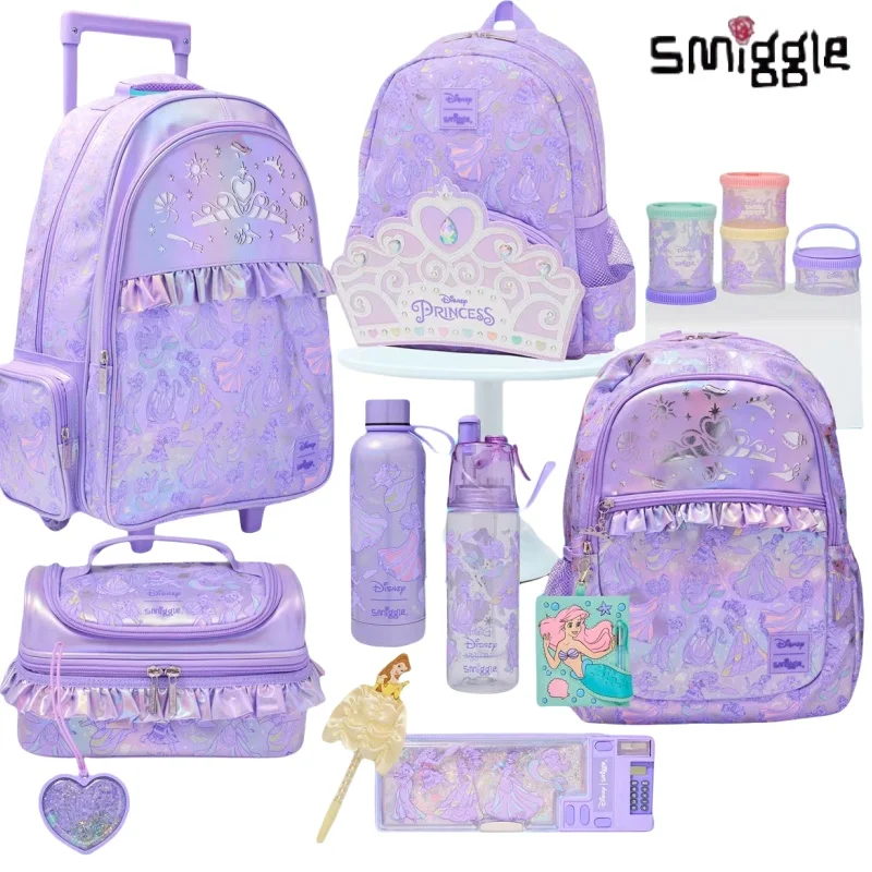 New-Disney-Australian-Smiggle-Crown-Princess-Children-S-School-Bag ...
