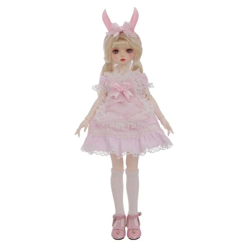 Joy 1/6 Yosd Dolls 1/5 Weak Crown Female Body Cute Rabbit Ears Hair ...