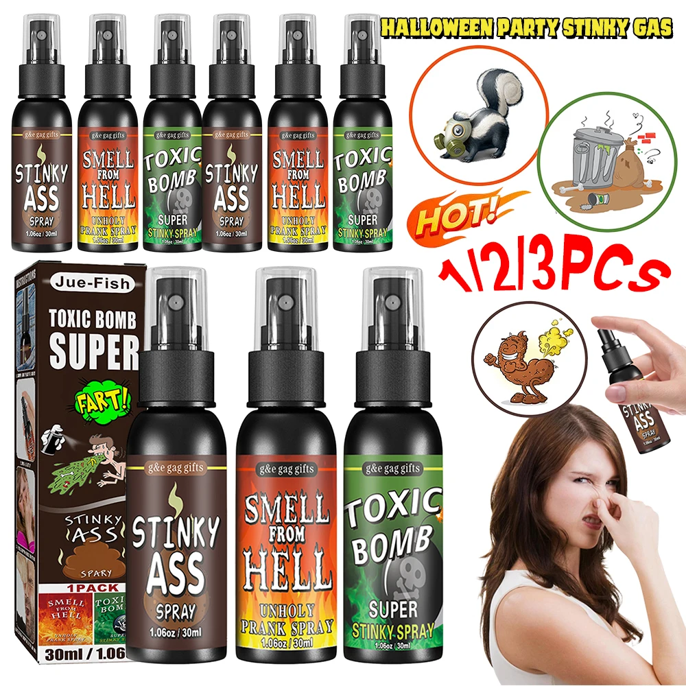 1-3PCS-Fart-Gag-Spray-Can-Stink-Bomb-Ass-Smelly-Stinky-Gas-Gag-Prank ...