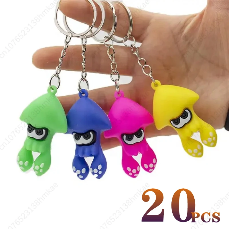 1-20PCS-Jet-Fighter-Splatoon-3-Keychain-Switch-Cartoon-Game-Peripheral ...