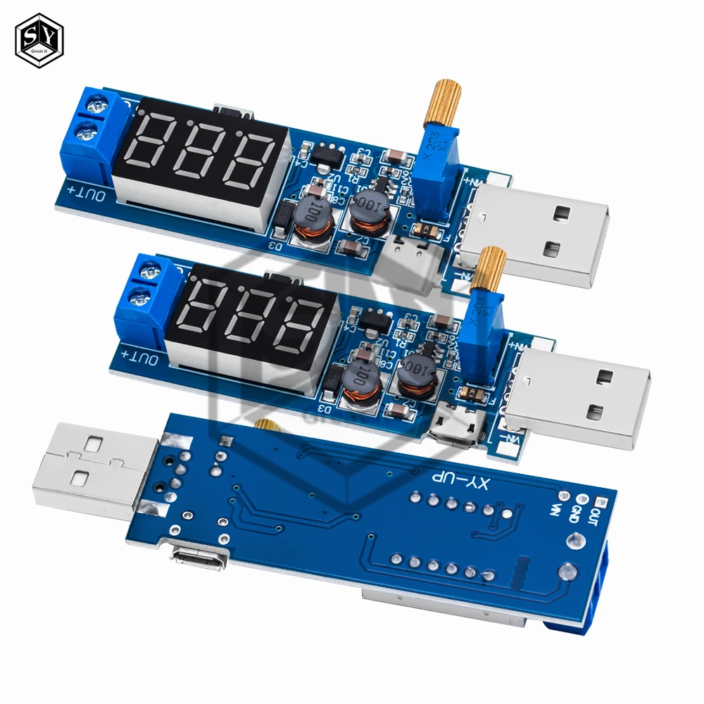 DC-DC 5V to 3.5V / 12V USB Step UP / Down Power Supply Module ...