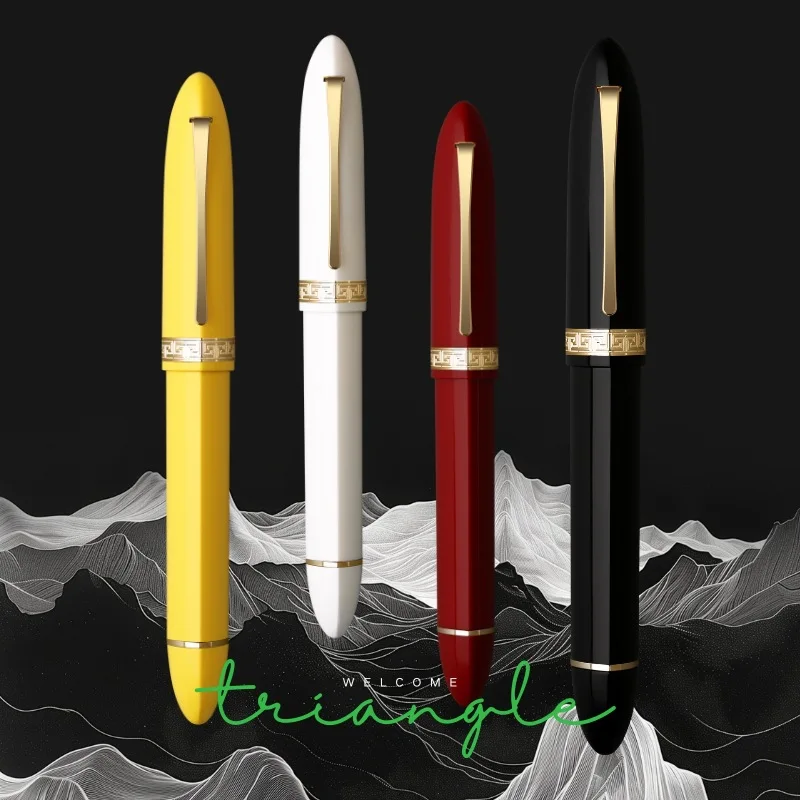 Majohn-V60-Triangular-Piston-Resin-Fountain-Pen-EF-F-Nib-Ink-Writing ...