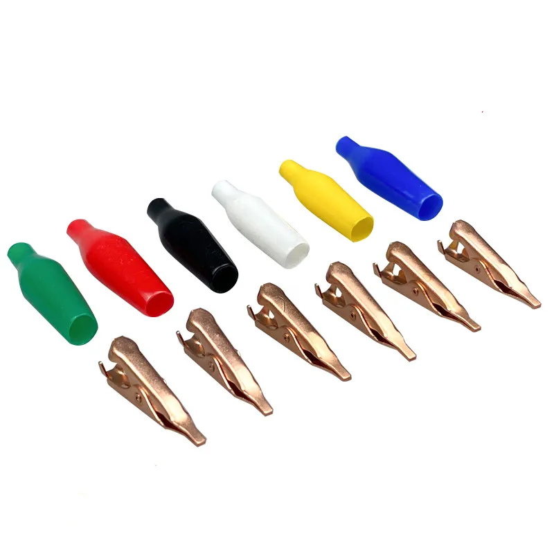 5PCS/LOT Pure copper alligator clip Flat-mouthed small copper clip ...