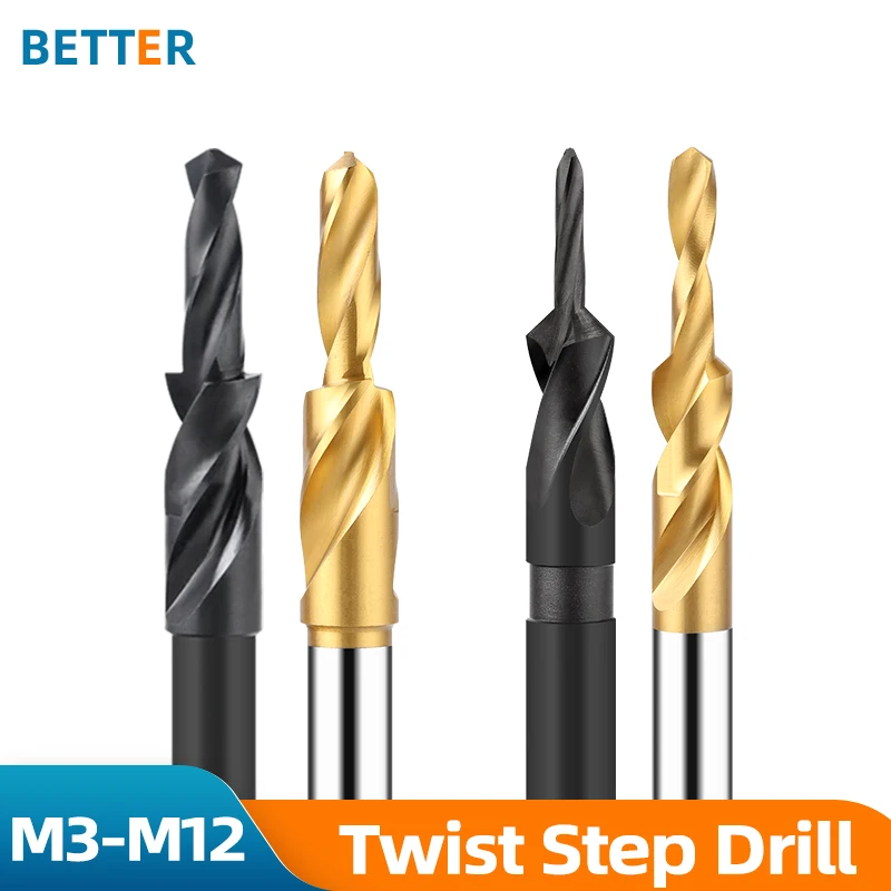 Counterbore-Twist-Step-Drill-Bit-M35-Cobalt-HSS-for-Metal-90-180-Degree ...
