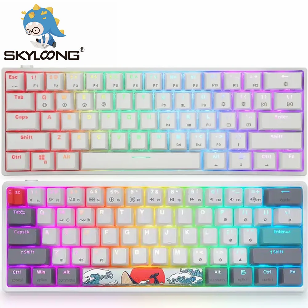 SKYLOONG-Mechanical-Keyboard-GK61-SK61-61-Keys-Optical-Hot-Swappable ...