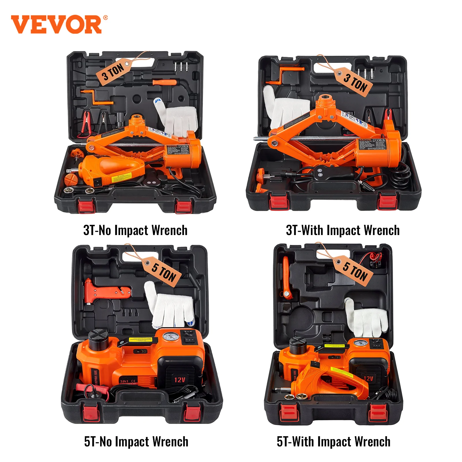 VEVOR-Electric-Car-Jack-Floor-Jack-3-5Ton-Lifting-Set-DC-12V-Car ...