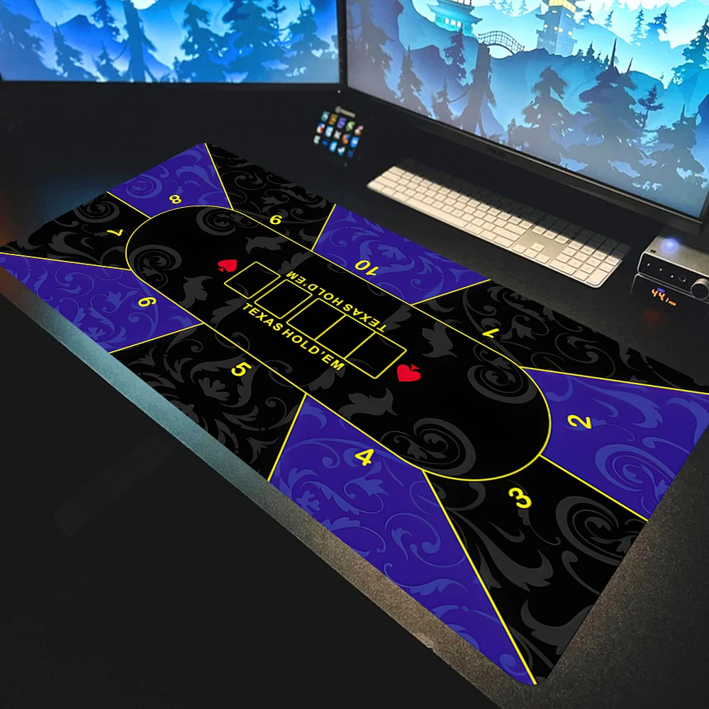 Texas-Poker-Large-Gaming-Mouse-Pad-Big-Desk-Mat-Rubber-Non-Slip-Base ...