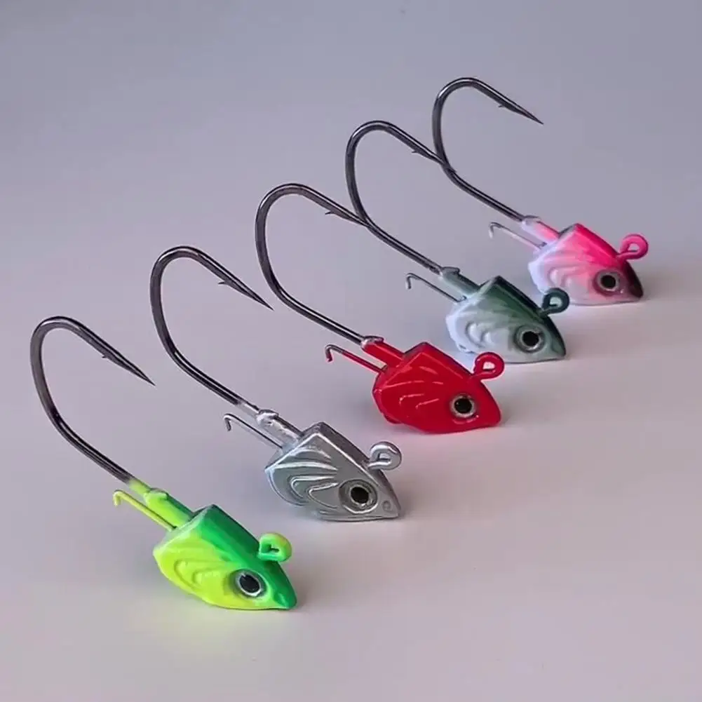 Fishing-Hook-Strong-Penetration-Metal-30g-Wear-resistant-Jigging-Head ...