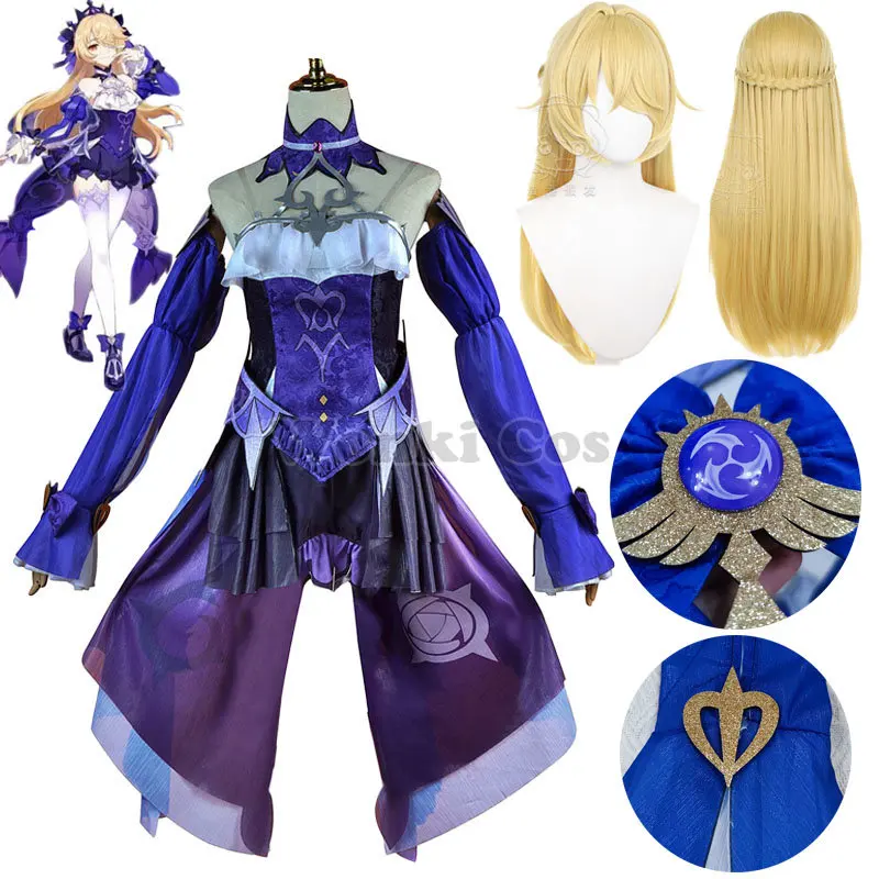 Game-Genshin-Impact-Fischl-Cosplay-Costume-New-Skin-Ein ...