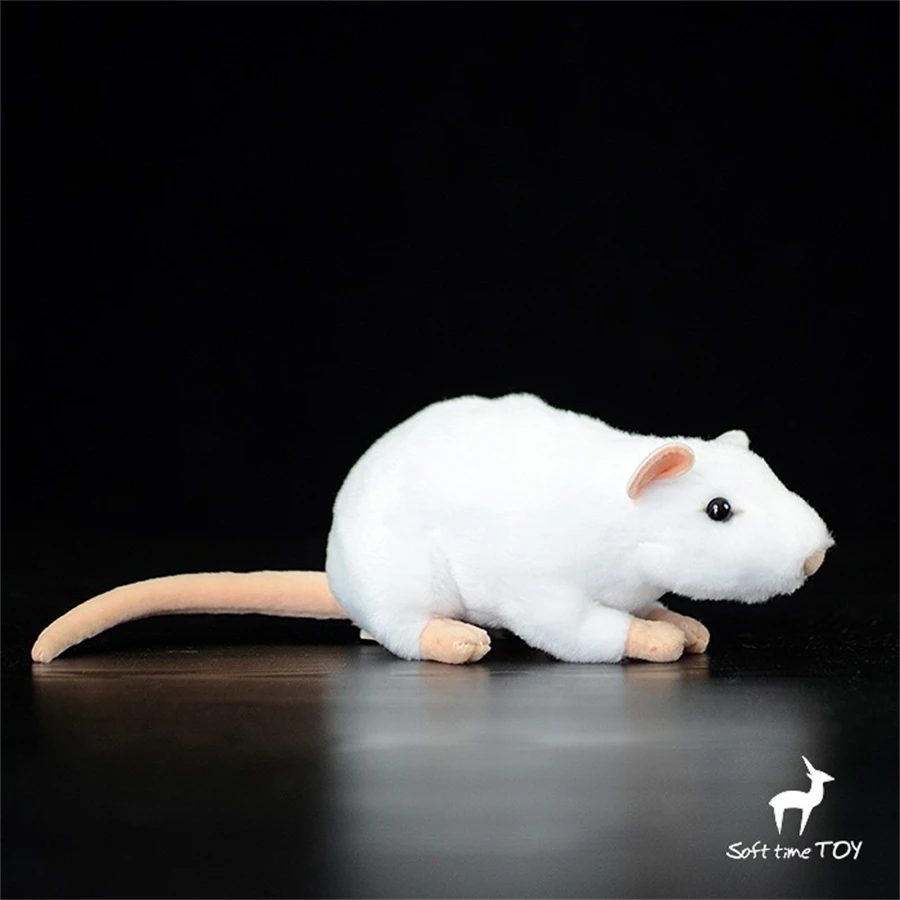 White-Mouse-High-Fidelity-Anime-Cute-Rats-Plushie-Albino-Mouse-Plush ...