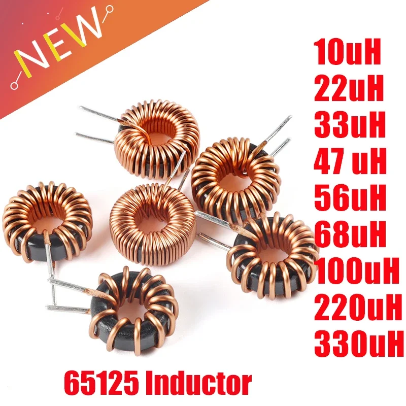 5Pcs-Toroid-core-Inductors-65125-Winding-Magnetic-Inductance-22uH-33uH ...