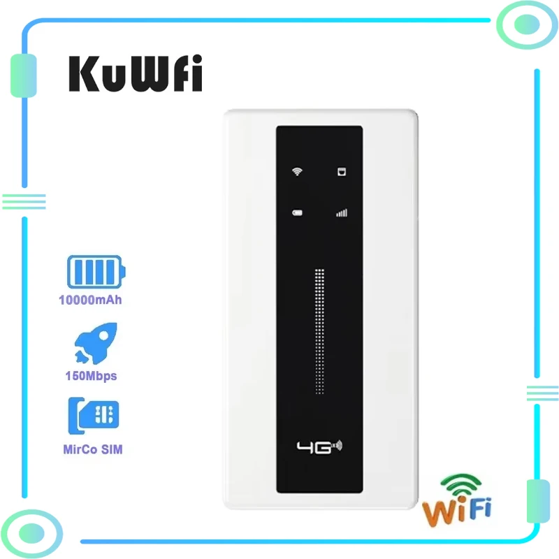 KuWFi Remote Signal 4G Wireless Mini Portable Mobile WIFI 300Mbps ...