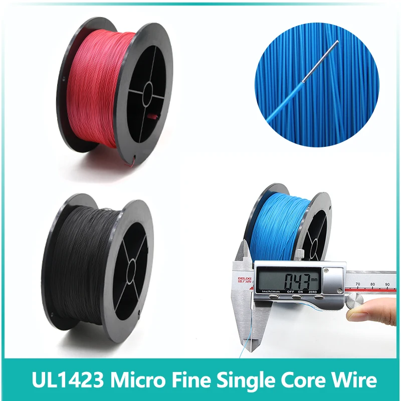 5-500m-PTFE-Wire-UL1423-Silver-Plated-Single-Core-Cable-38-24AWG-PVDF ...