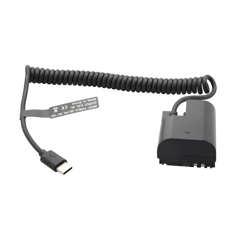 AM-LP-E6 Dummy Coupler Battery Type-C Spring Cable Accessories For ...