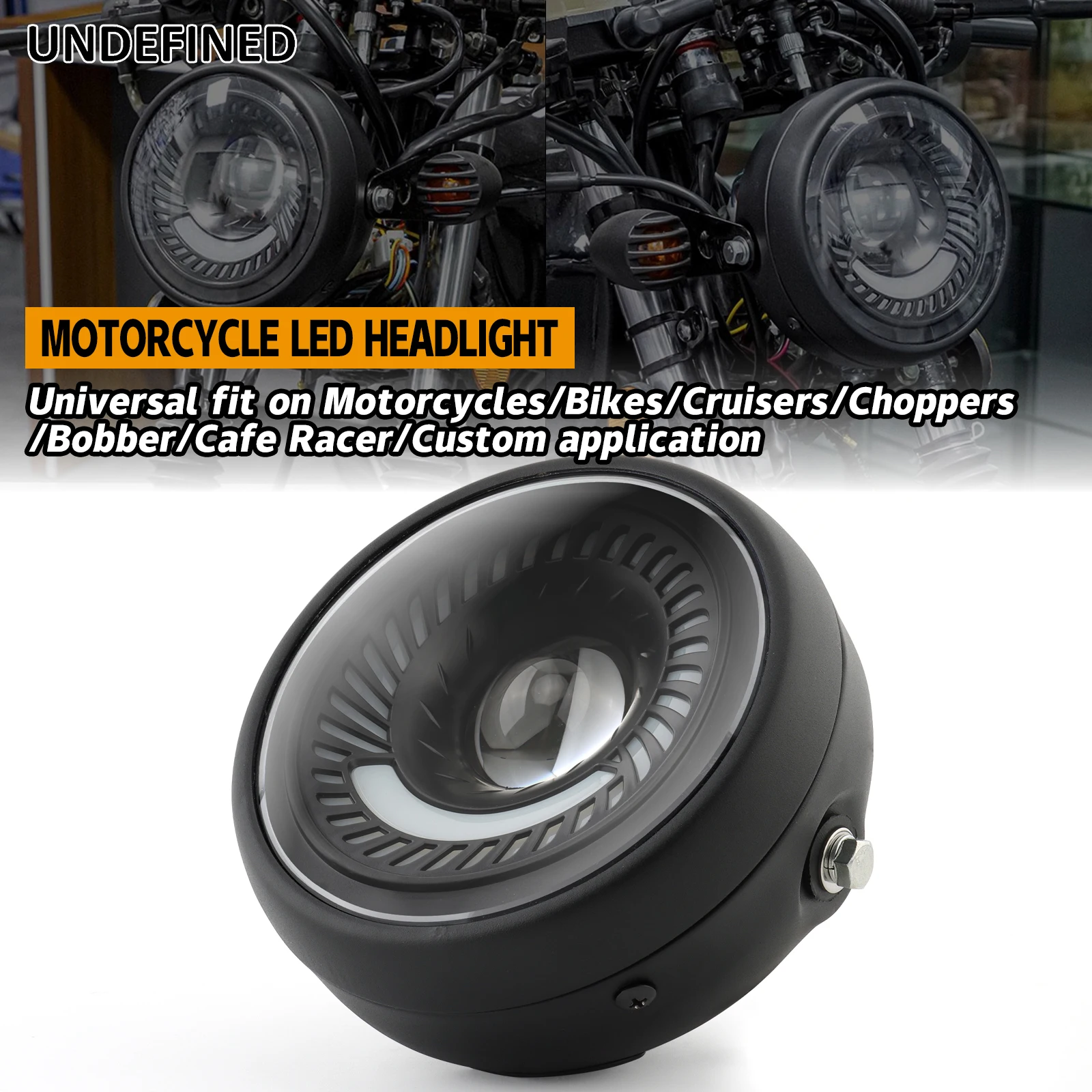 6-5inch-Universal-Motorcycle-Cafe-Racer-LED-headlight-Headlamp-High-Low ...