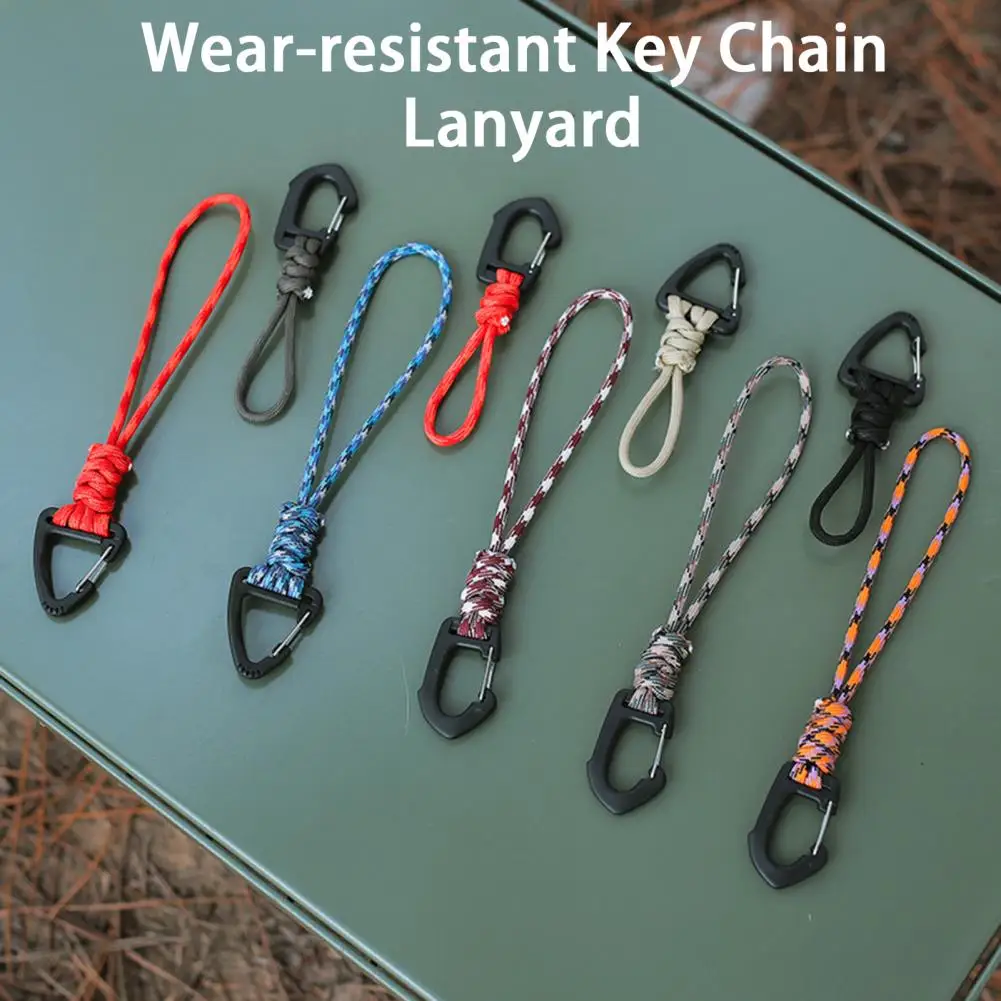 Tactical-Lanyard-Spring-Rope-Outdoor-Hiking-Camping-Anti-lost-Phone-Key ...