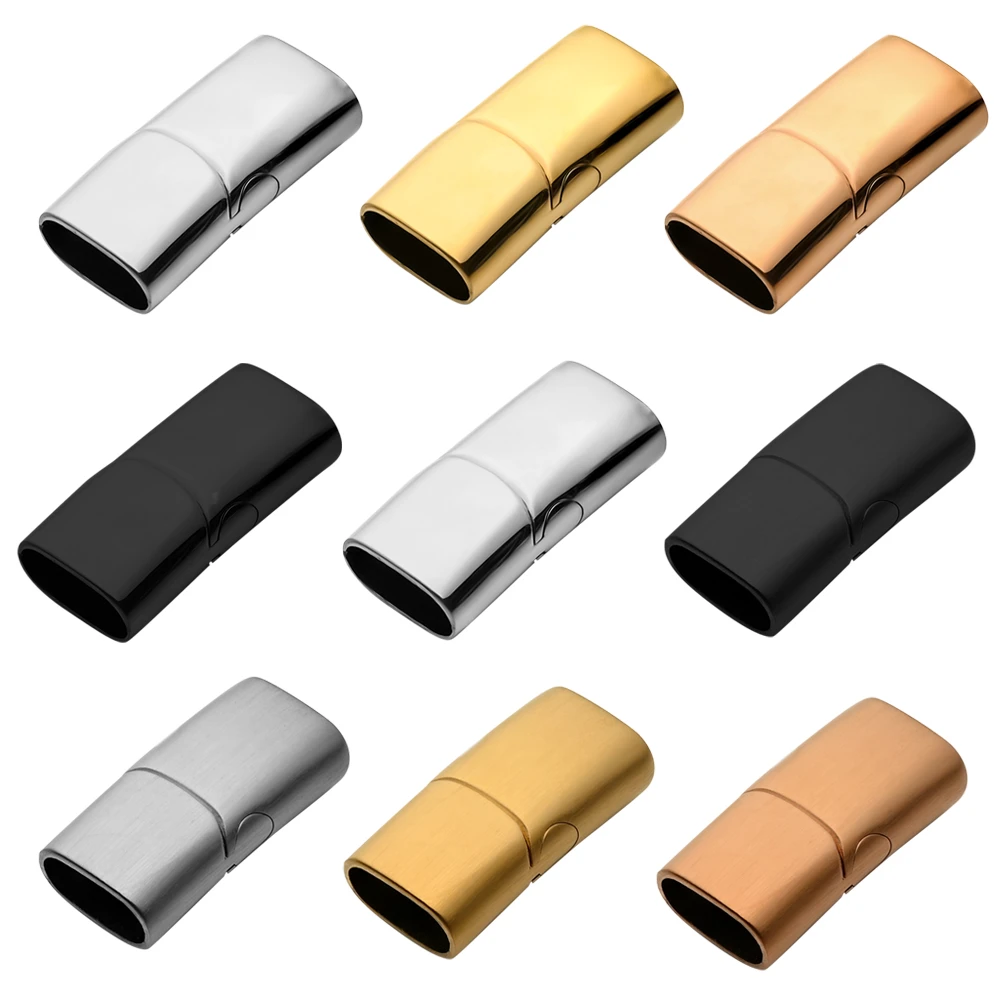 2pcs Stainless Steel 6mm Hole Rainbow Magnetic Clasps For Bracelet ...