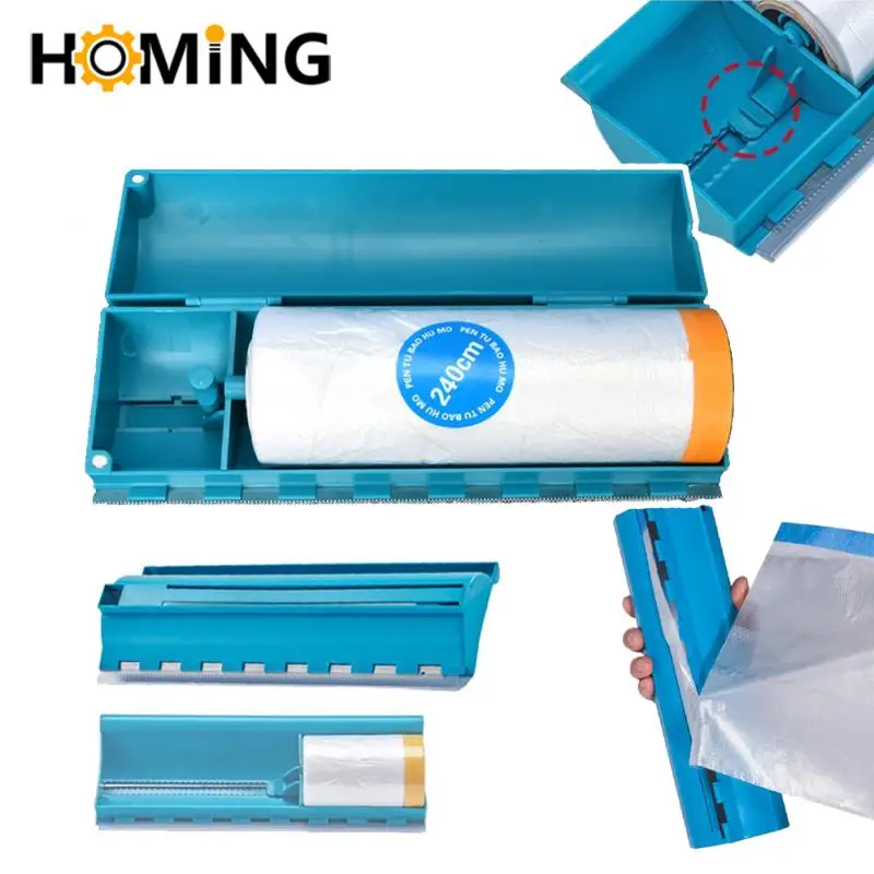 Plastic-Wrap-Dispenser-Masking-Film-Cutting-Tool-Cling-Film-Dispenser ...