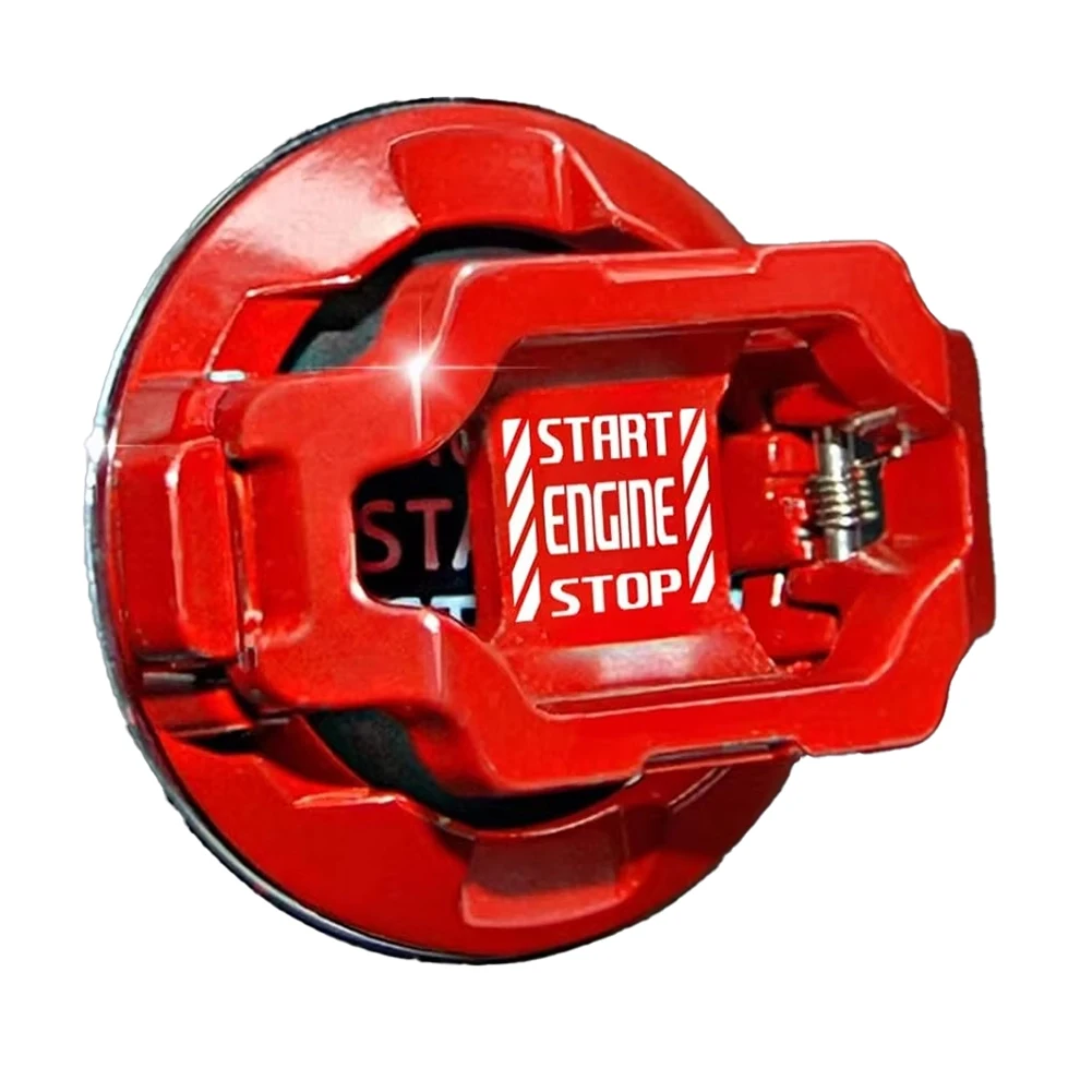 Car Start Stop Button Cover Push Start Switch Button Cover Protector ...