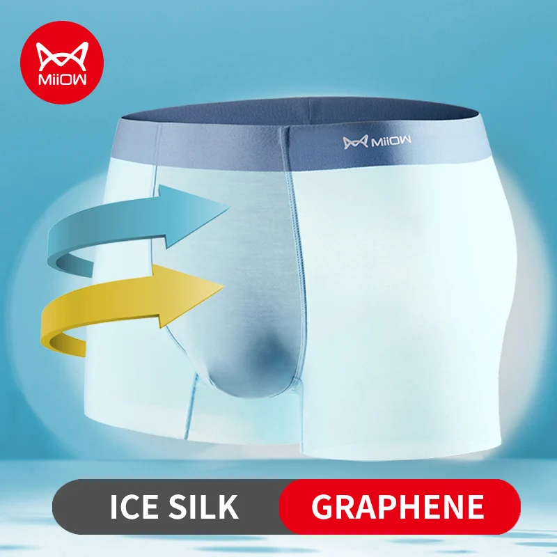 MiiOW-3pcs-Ultra-thin-Ice-Silk-Men-Boxer-Shorts-Seamless-Translucent ...
