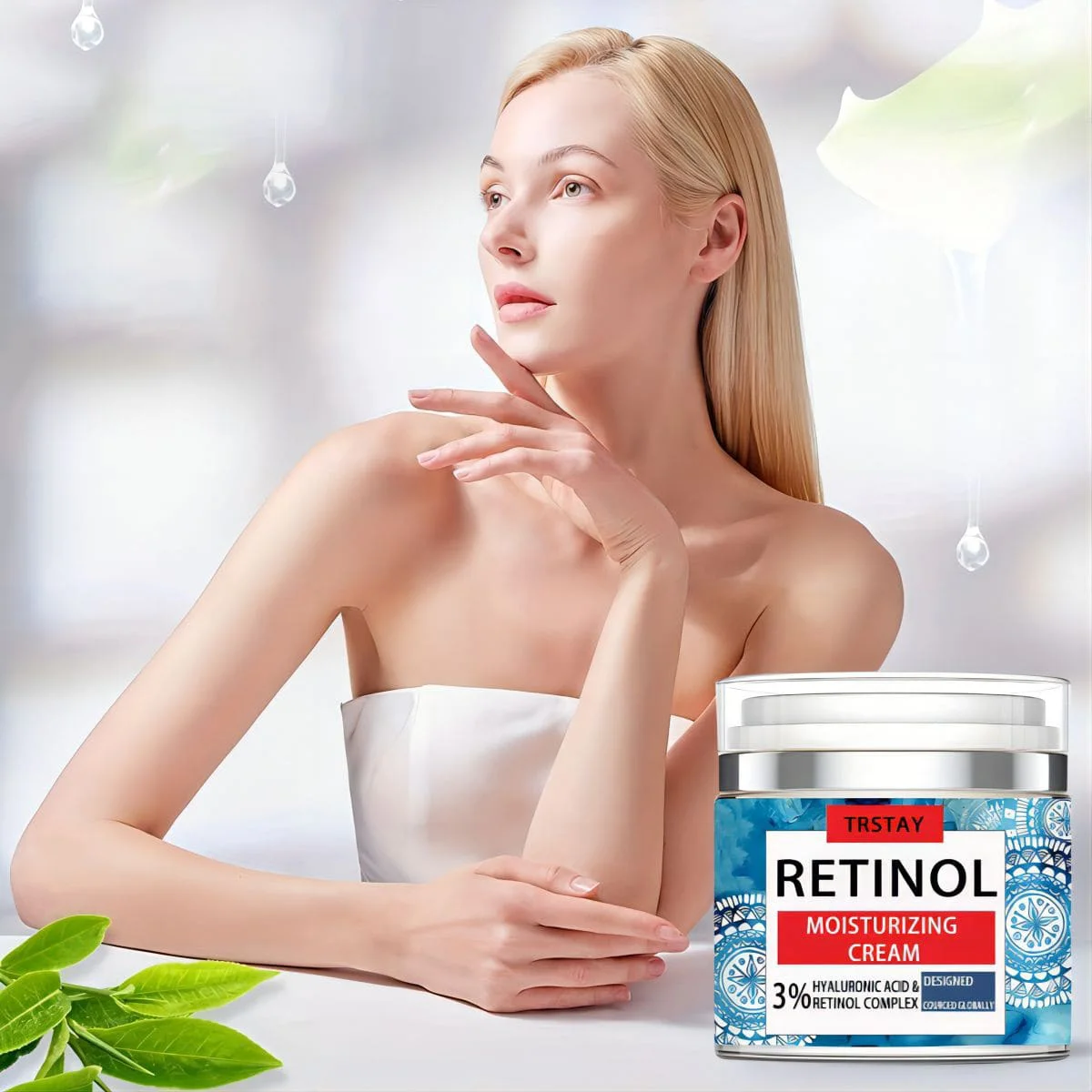 La crema de noche hidratante facial con retinol reduce las arrugas y cuida la piel gracias al ...
