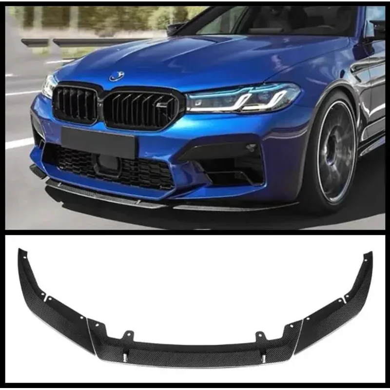 Parachoques-delantero-de-fibra-de-carbono-Real-para-BMW-Kit-de-carrocer ...