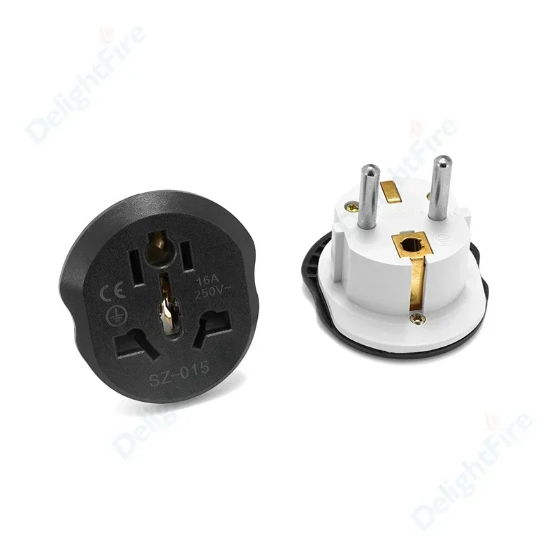 Universal-UE-Plug-Adaptador-de-Viagem-EUA-para-a-UE-Fran-a-Cor-ia ...