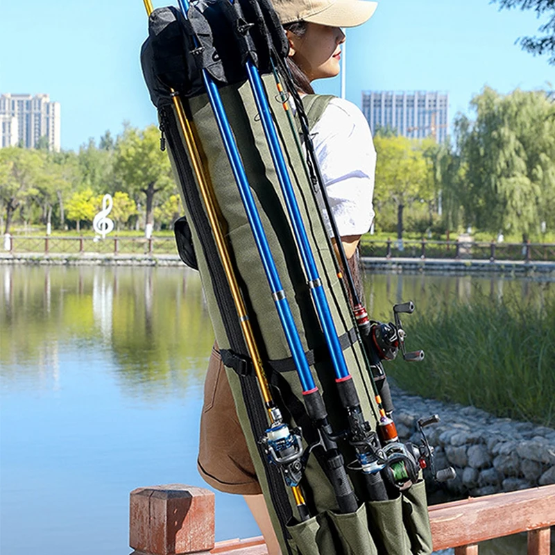 Multifunction-Fishing-Bag-Portable-Folding-Fishing-Rod-Reel-Bag-Fishing-Pole-Gear-Tackle-Tool ...
