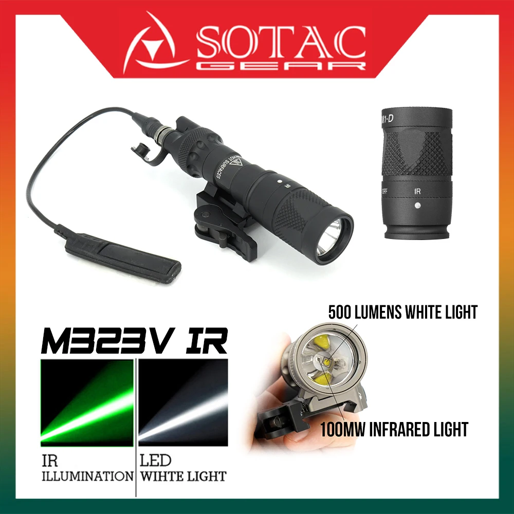 Sotac-M323V-Vampire-IR-White-Scout-Light-Weapon-Light-with-Remote ...