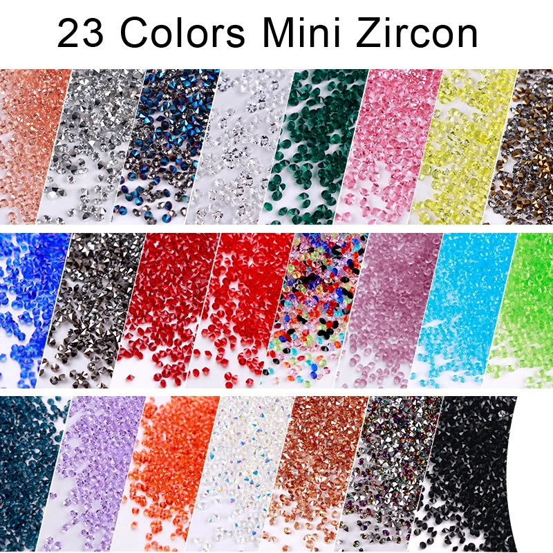 1-3MM-Mini-Zircon-Crystal-Zircon-Rhinestones-Stickers-1440Pcs-Bag-Micro ...