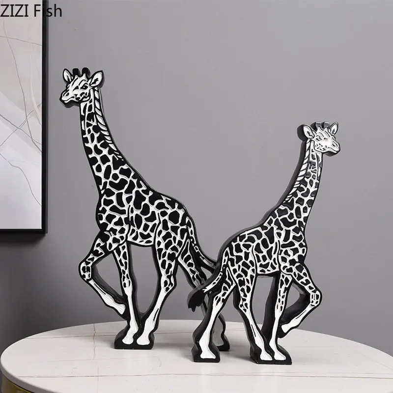 White Giraffe Statue