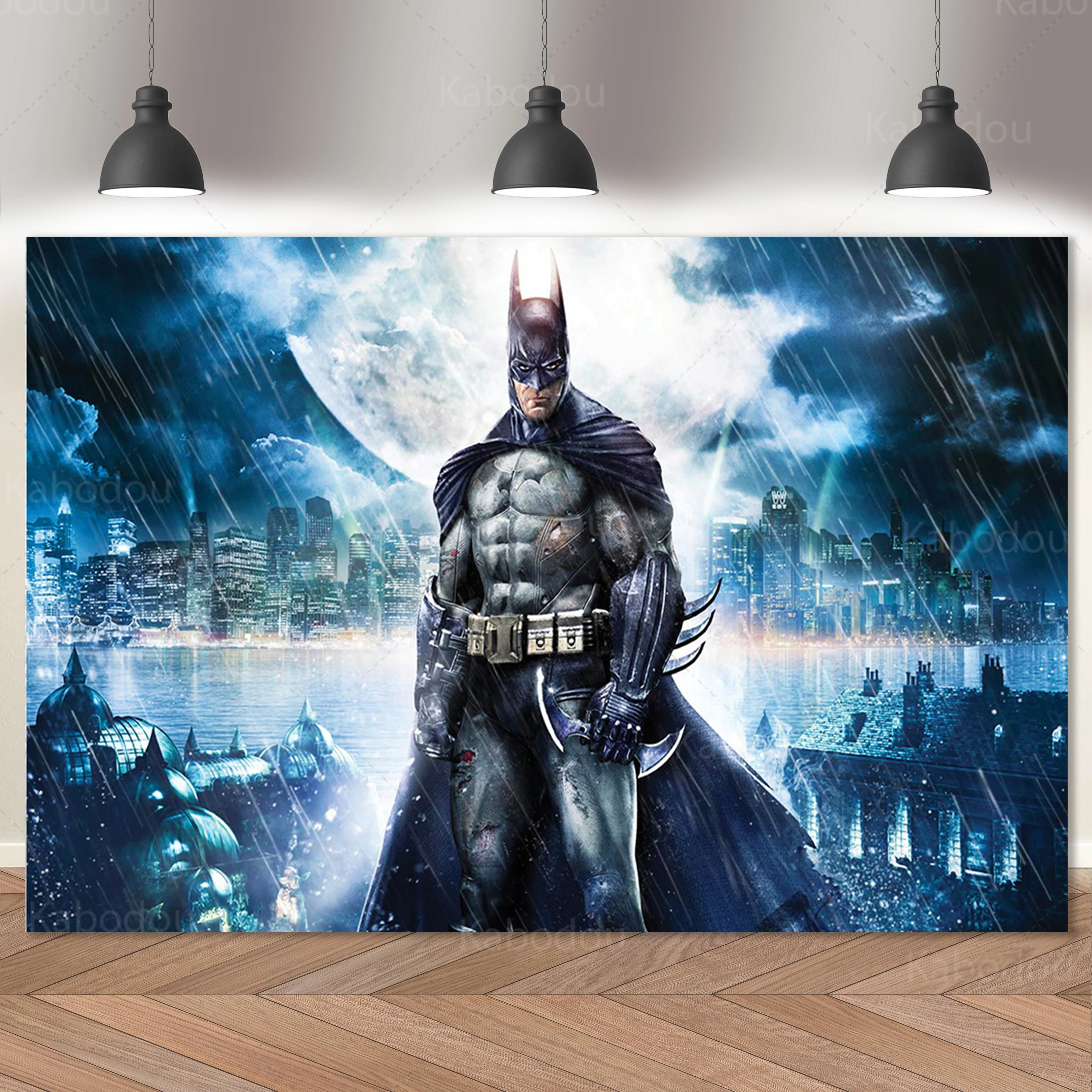 Batman-Backdrop-Boys-Kids-Birthday-Party-Decoration-Banner-Cloth ...