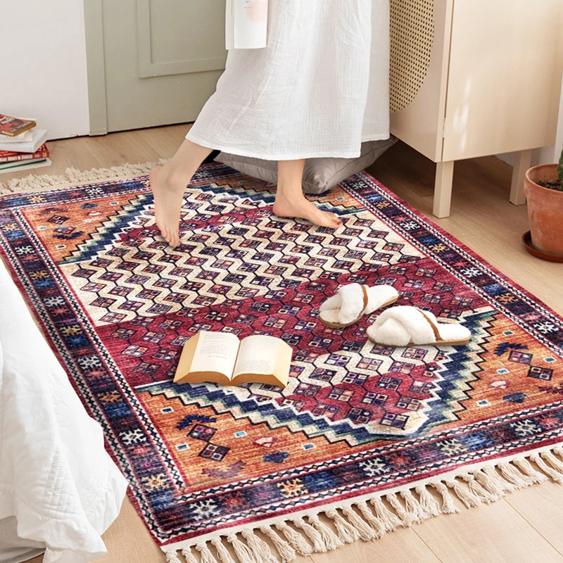 Alfombra-de-estilo-tnico-persa-para-sala-de-estar-alfombrilla-de-lino-y ...