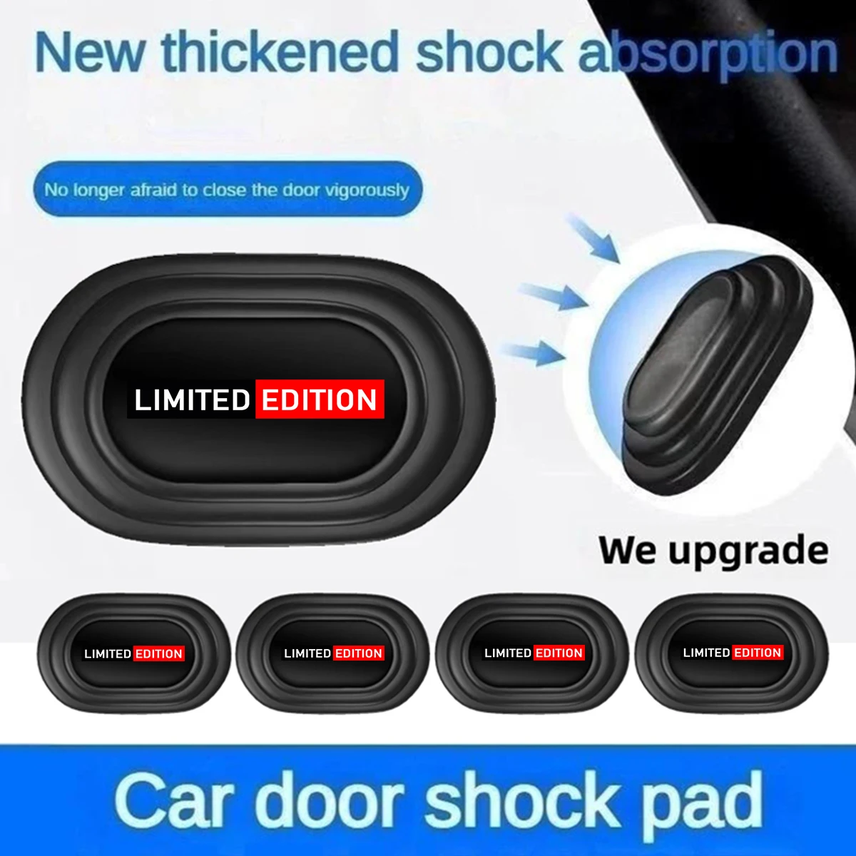 6PCS-Silicone-Car-Door-Shock-Absorber-Gaskets-Door-Bumper-Protector ...