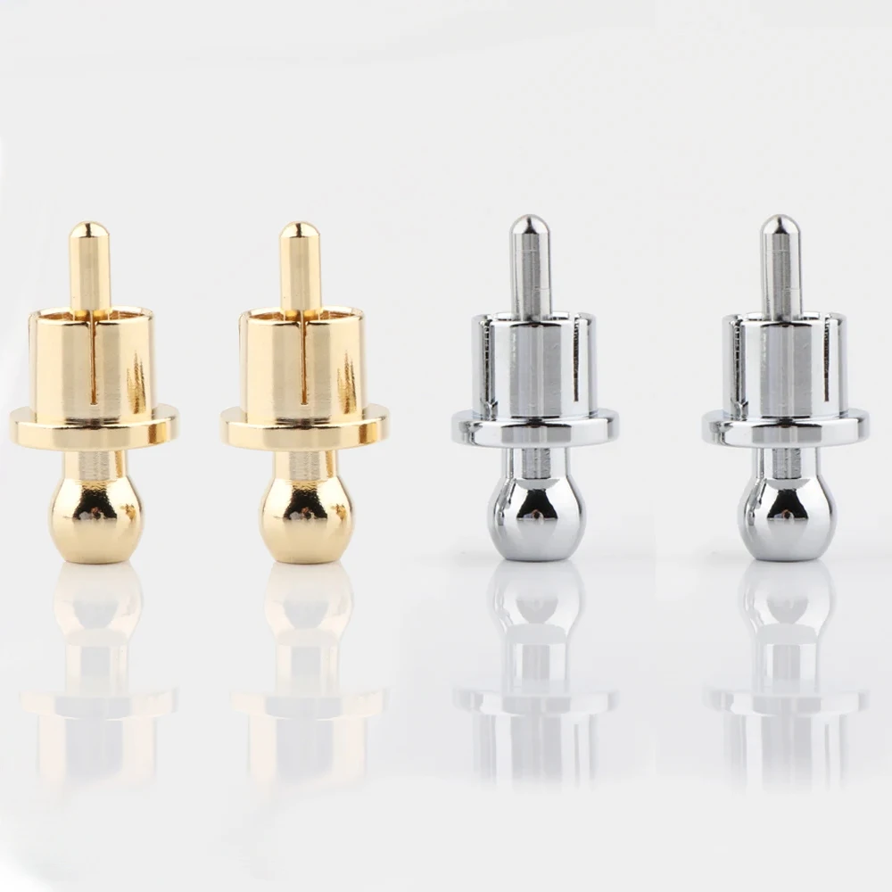 CA7006R-G-Rhodium-Gold-Plated-RCA-Cap-Plug-Short-Circuit-Socket-Phono ...