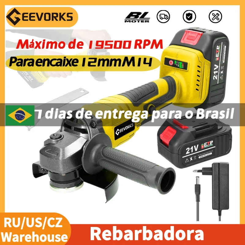 Rebarbadora-com-Motor-Brushless-Ferramenta-El-trica-de-Moagem-M-quina ...