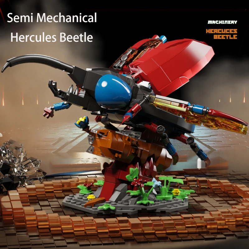 Creative-Mechanical-Hercules-Beetle-Building-Blocks-Set-Technical ...