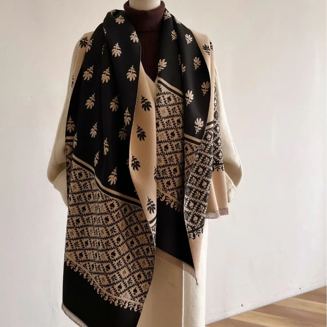 Travel-Poncho-Warm-Cashmere-Scarf-Women-2024-Luxury-Thick-Blanket ...