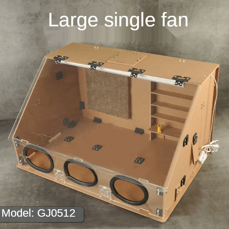 40W-Model-Spray-Booth-Kit-Craft-Spray-Booth-with-Fan-closed-Folding ...