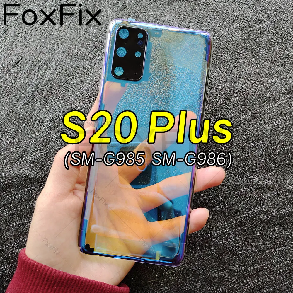 Transparent Glass Battery Back Cover For Samsung Galaxy S20+Plus 5G SM ...
